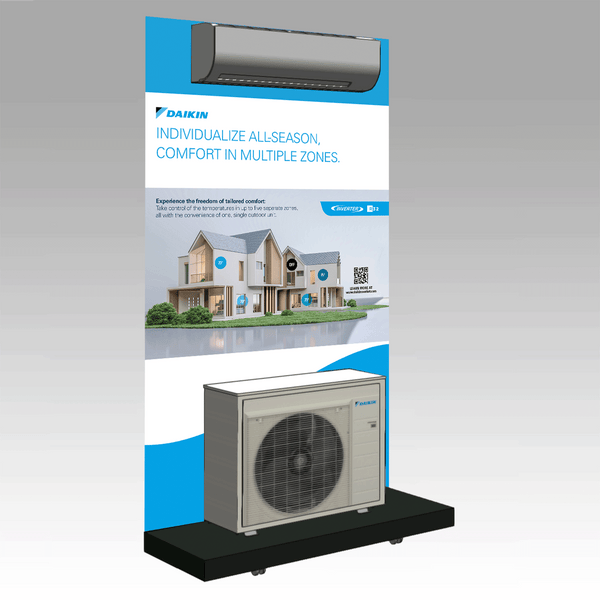Daikin Ductless Multi Zone Display Stand + Panels | DaikinComfort