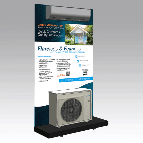 Daikin OTERRA-115V Display Stand + Panels | DaikinComfort