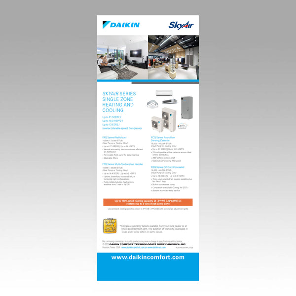 Daikin SkyAir Retractable Banner V2 | DaikinComfort