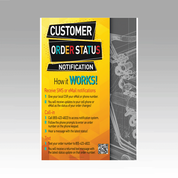 Goodman Order Status Poster | DaikinComfort