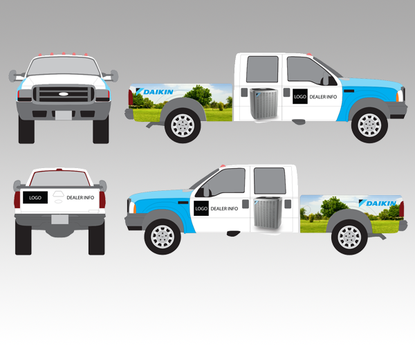 Daikin AC Truck Wrap Kit-1 | DaikinComfort