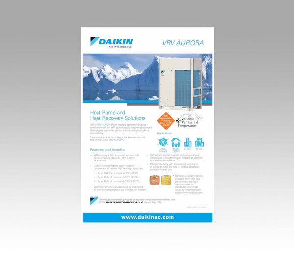 Daikin Posters VRV Aurora | DaikinComfort