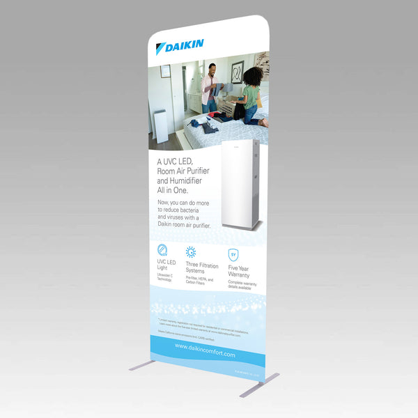 UVC LED All in One Air Purifier & Humidifier V2 Euro Style Banner Stan ...