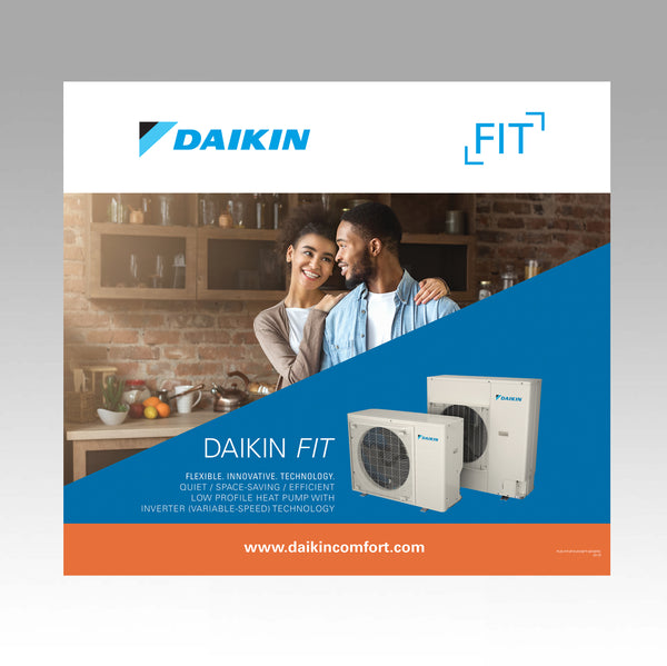 Daikin Fit HP Euro Pop Up 8ft GENERIC | DaikinComfort